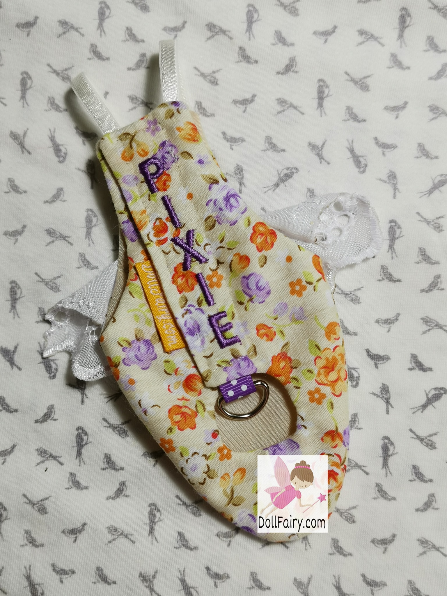 Pixie Dusky Pionus Parrot Bird Diaper Flight Suit – DollFairy