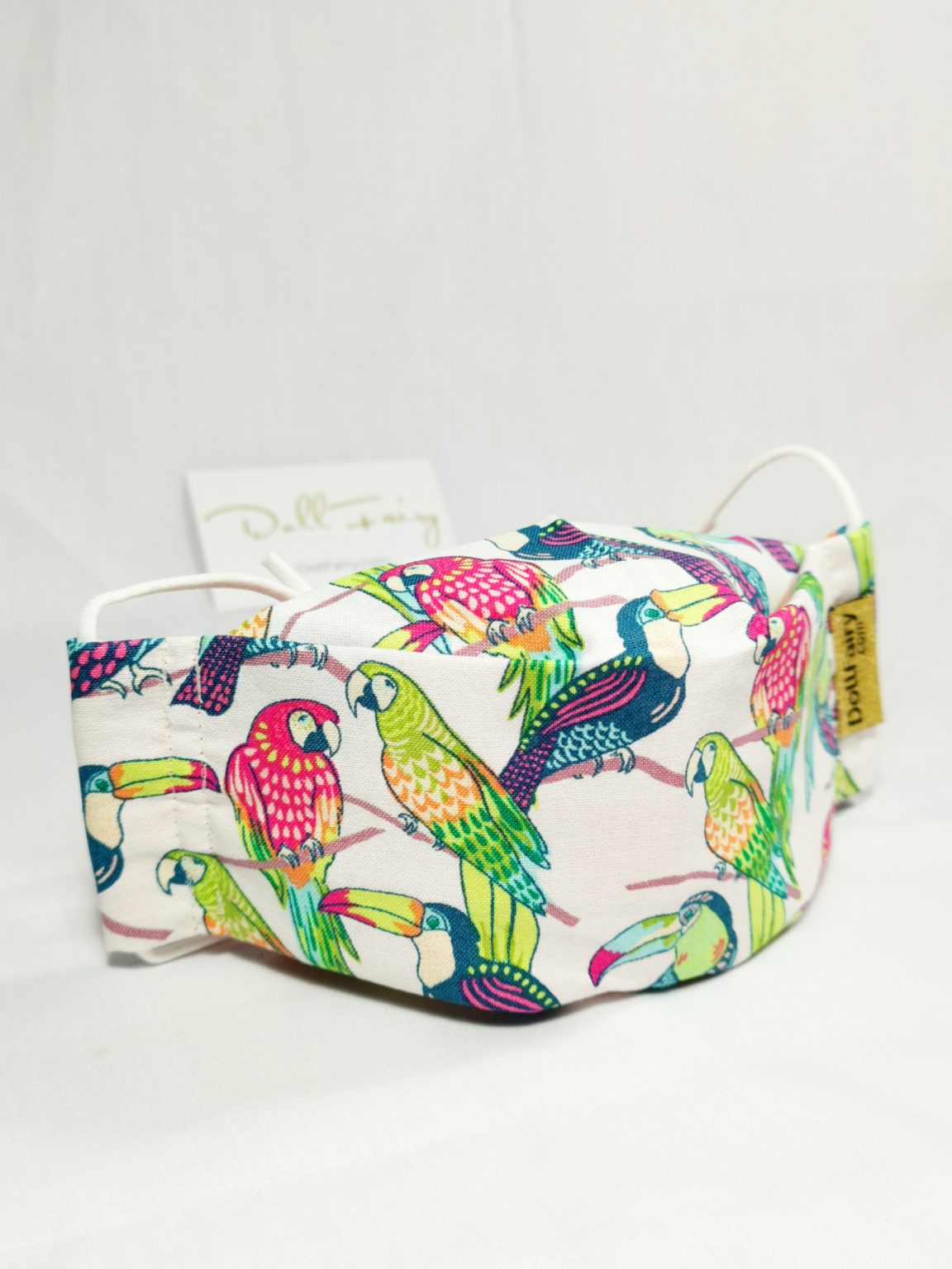 Parrot Print Face Mask – DollFairy