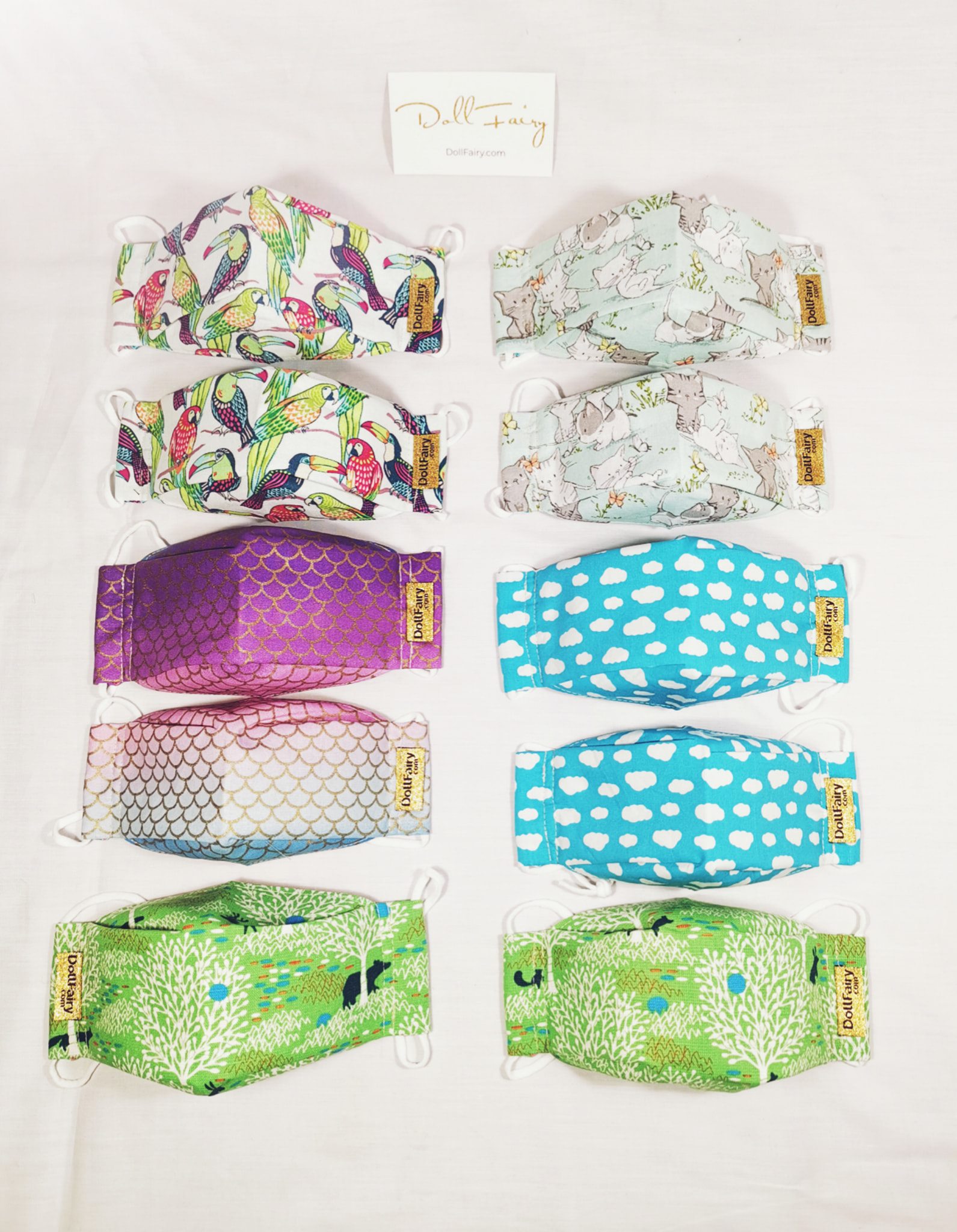 Kid And Adult Matching Face Mask – DollFairy