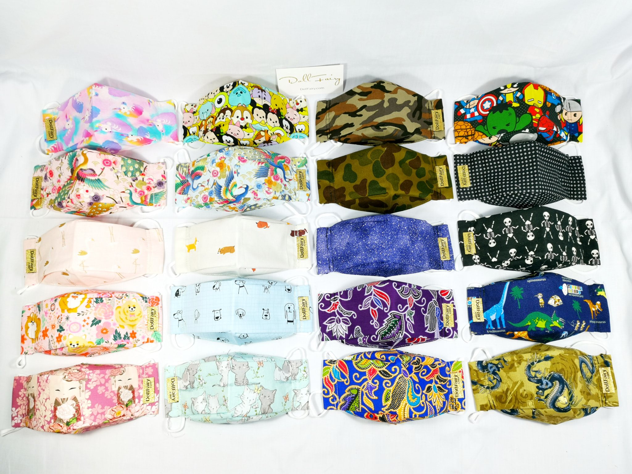 Reusable Masks For Family And Friends – DollFairy