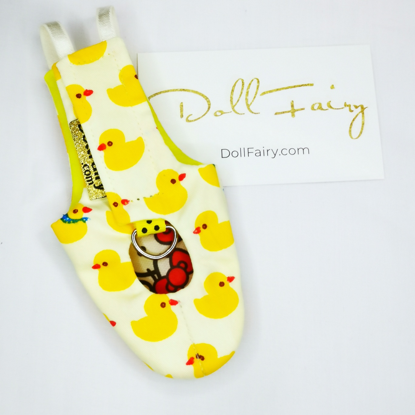Cute Duckie Print Bird Diaper For Cockatiel – DollFairy
